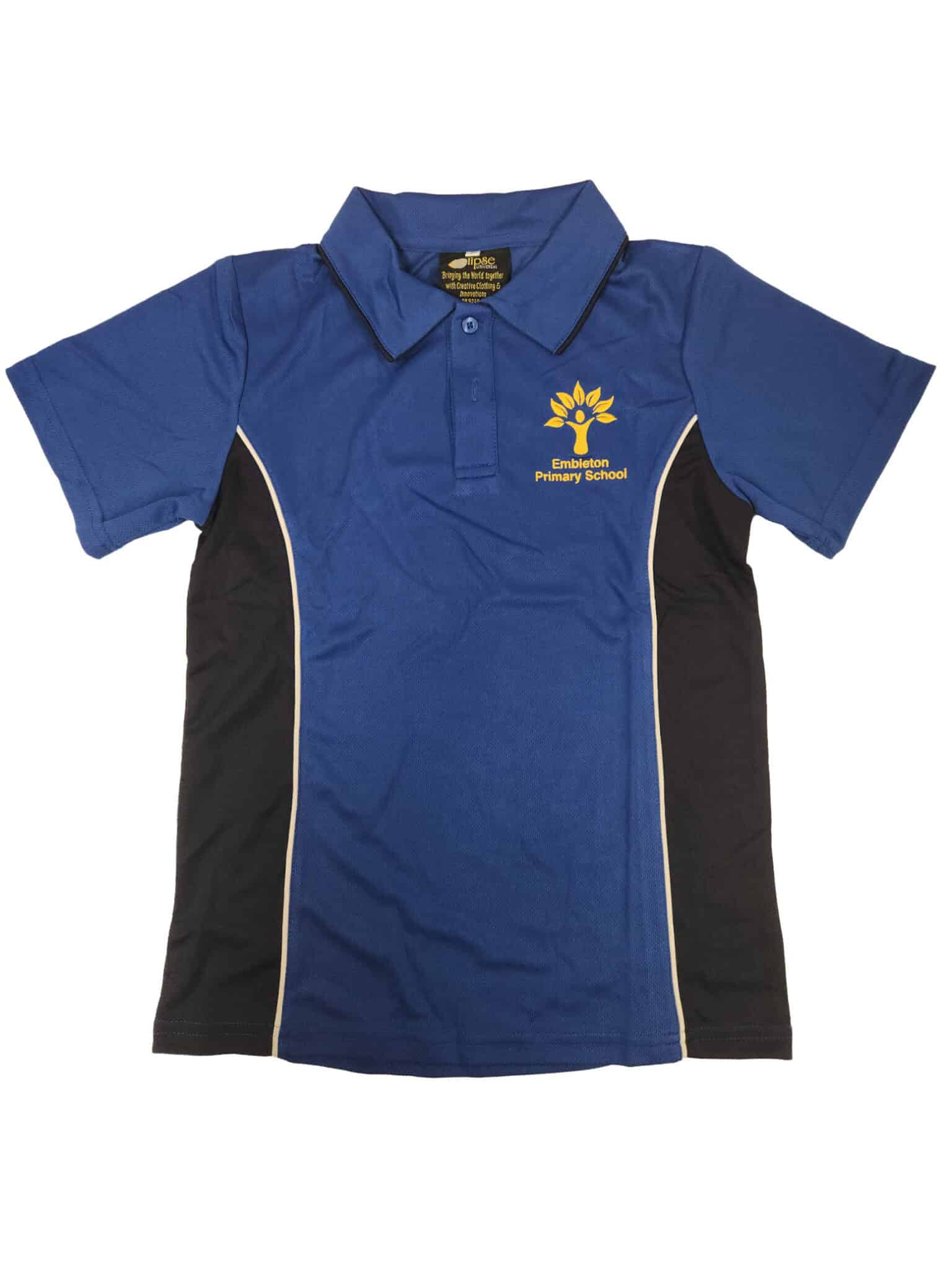 Embleton Blue Faction Polo – Eclipse Uniform Store